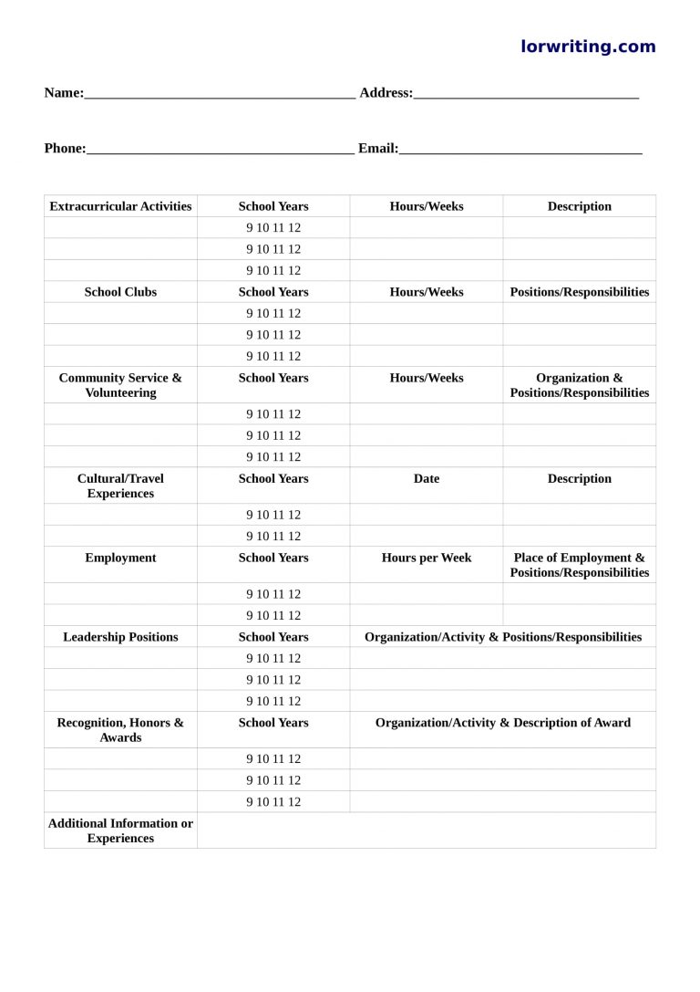 Create The Best Brag Sheet For Letter Of Recommendation Create The Best Brag Sheet For Letter Of Recommendation