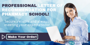 Sample Letter of Recommendation for Pharmacy School Applicant