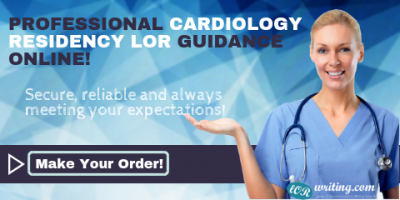 Cardiology Residency Letter of Recommendation Writing Help